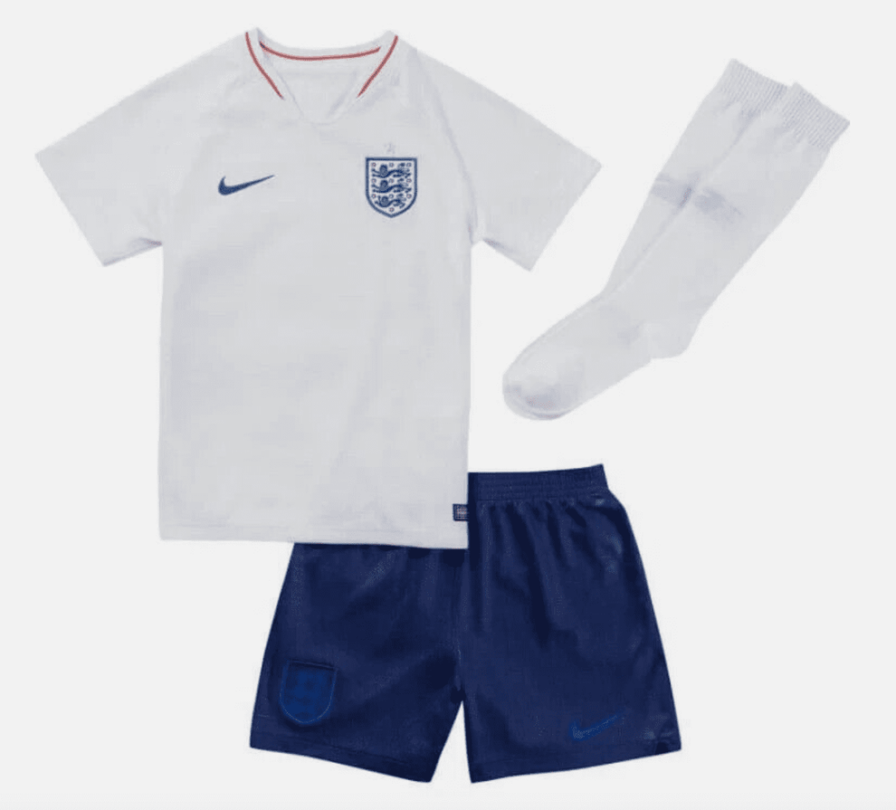 England Baby Football Nike Home Kit | 12 - 18 Months – My Mystery Shirt